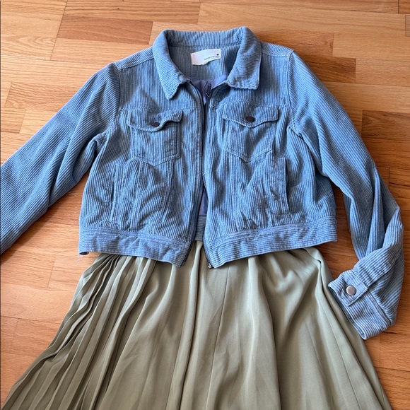 Newbury Kustom | Jackets & Coats | Newbury Kustom Dusty Blue Corduroy ...